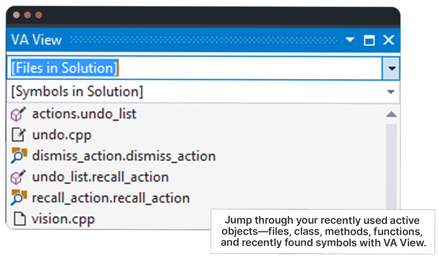 Visual Assist | Visual Studio Extension for C/C++/C# Developers
