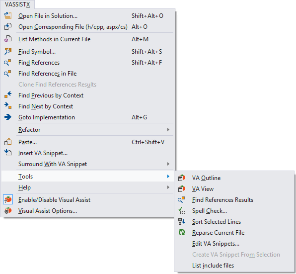 Add VAssistX to menubar of Visual C++ 6.0