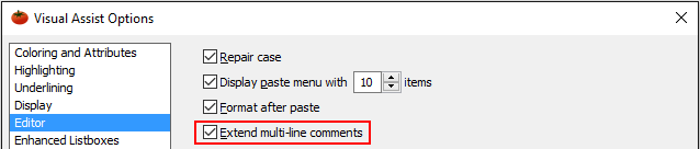 Auto-extend Multi-line Comments