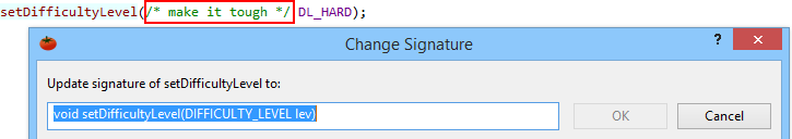 Change Signature