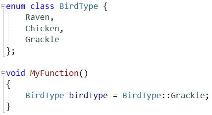 Convert Unscoped Enum to Scoped Enum