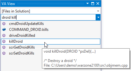 Find Symbol in Solution