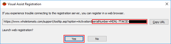 License registration
