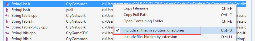 Open File in Solution