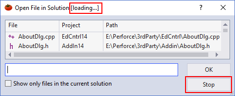 Open File in Solution
