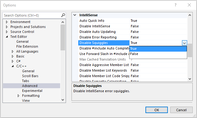 Underline Unknown Symbols
